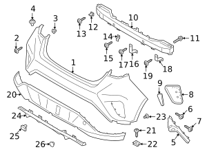 Genuine Skid Plate for 2019-2021 Hyundai Veloster | Part# 86665-J3500 ...
