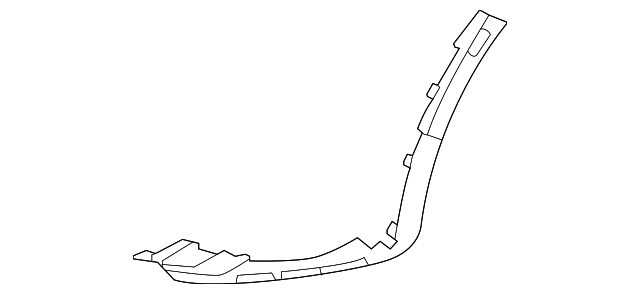 86594-P4000 - Molding Extension 2021-2024 Kia Sorento | Kia.Parts Store