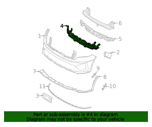 86532-P2000 - Bumper Trim 2021-2024 Kia Sorento | Kia.Parts Store