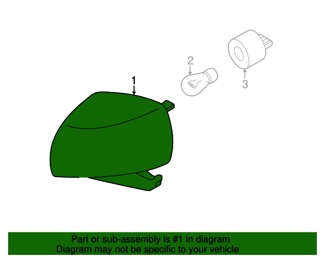 2003 Volvo S80 Park/Turn Lamp - Passenger Side (RH) 8620464 ...