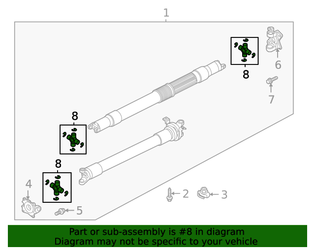 2021 Ford F-150 U-Joint Kit ML3Z-4635-BA | OEM Parts Online