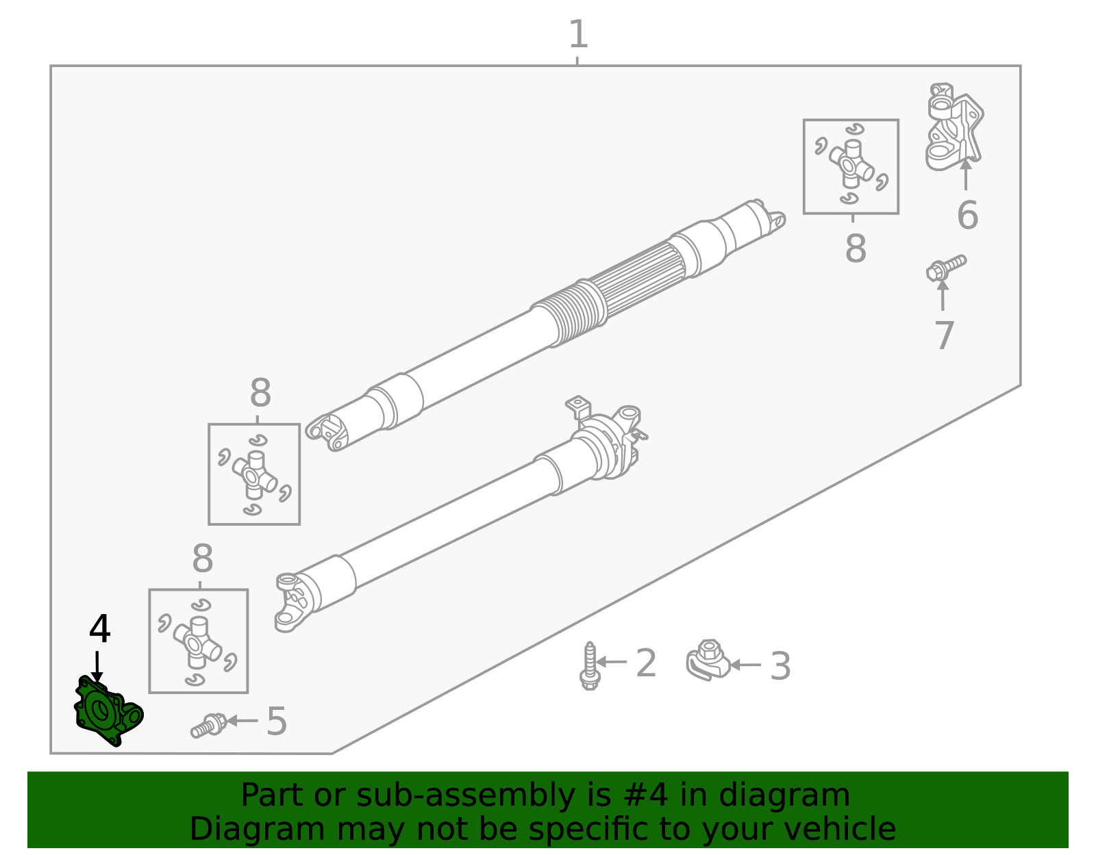 ML3Z-4841-H - Drive Shaft Slip Yoke 2021-2025 Ford F-150 | Big 3 Auto Parts