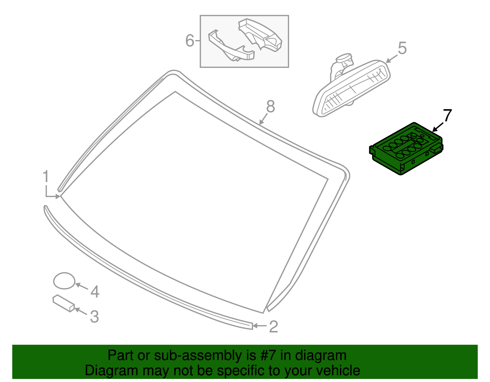 61-35-9-224-853 - 2008-2016 BMW - Rain Sensor | BMWPartsHub