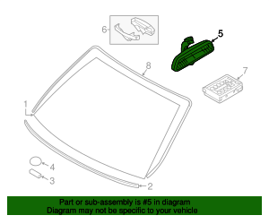 51169134459 - 2011-2015 BMW Mirror Assembly (51-16-9-134-459) | BMW of ...