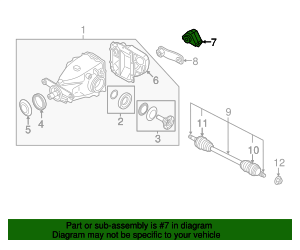 26-11-7-527-392 - Universal joint 2011-2015 BMW | AutoNation Parts