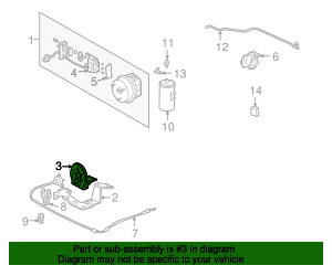 36614-P8C-A00 - Cover Actuator - 1998-2002 Honda Accord | Honda Car ...