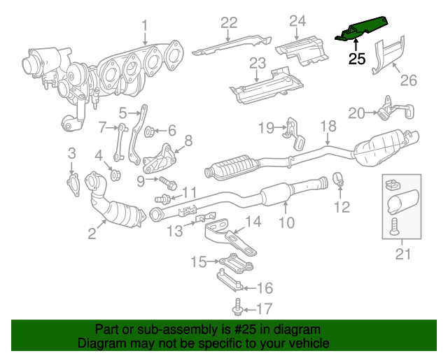 204-690-03-07 - Floor Pan Heat Shield 2012-2015 Mercedes-Benz C 250 ...