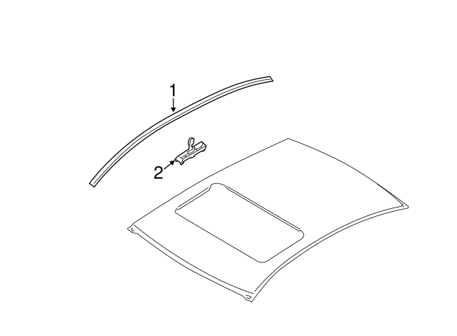 2011 Hyundai Equus Roof Molding 86131-3N000 | OEM Parts Online
