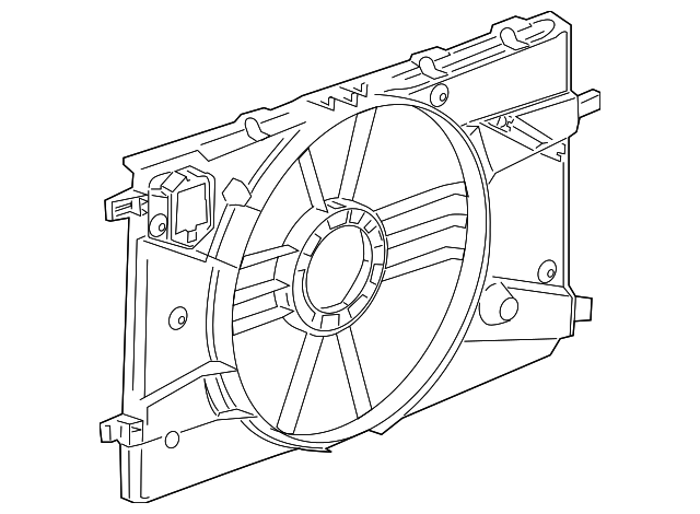 2011-2017 GM Engine Cooling Fan Shroud 13360890 | GMPartsDirect.com