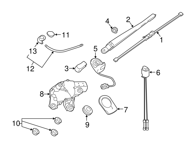 2015-2024 Porsche Macan Washer Nozzle 95B-955-985-A | Sunset Porsche Parts