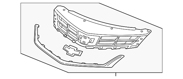 84320823 Grille - New OEM Part From GM Parts Direct | GM Parts Store