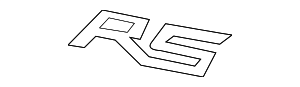 23368277 - Front Grille RS Emblem 2016-2020 Chevrolet | Chevrolet Parts ...