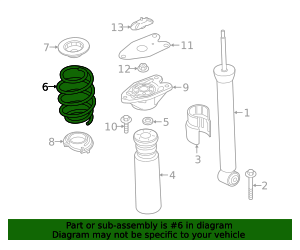 33536866765 - 2018-2019 BMW X2 Spring (33-53-6-866-765) | BMW of South ...