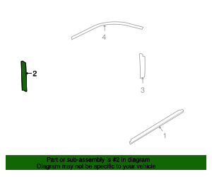 2009-2013 Mazda 6 Black Out Tape GS3R-50-8W4 | OEM Parts Online