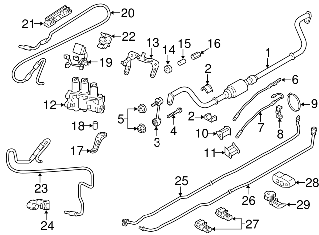 2012-2016 Porsche Panamera Air Suspension Compressor 970-358-151-28 ...