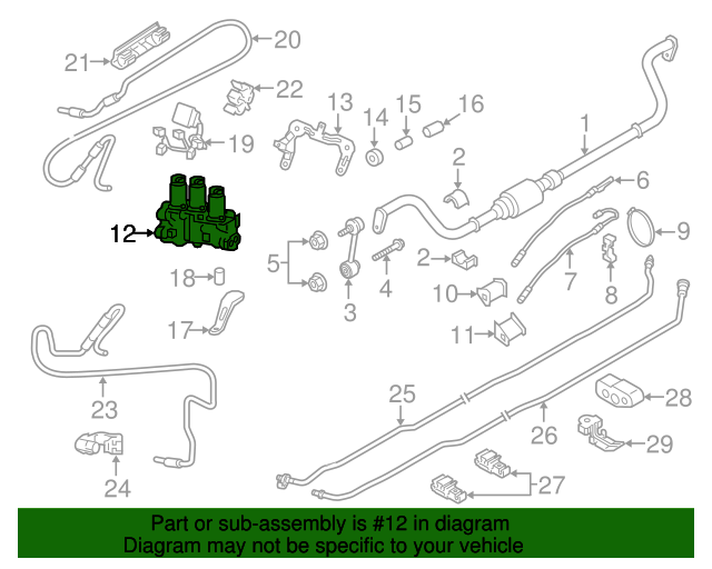 2010-2016 Porsche Panamera Valve 970-359-075-07 | Sunset Porsche Parts