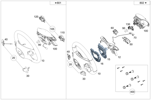 Steering Wheel and Steering Wheel Lock for 2011 Mercedes-Benz C 300 ...