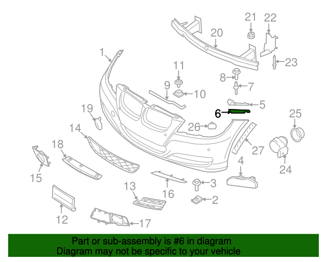 2006-2012 BMW Upper Support Insert 51-11-7-134-098 | OEM Parts ...