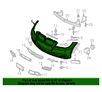 51117226710 - 2009-2012 BMW Bumper Cover (51-11-7-226-710) | BMW of ...