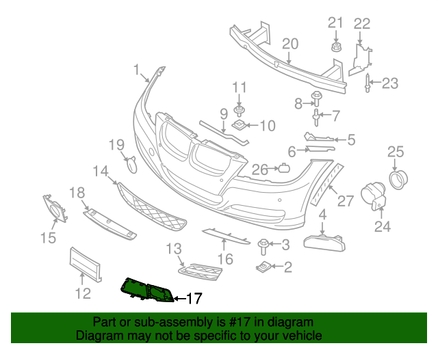 For BMW Ge B C Bt F Left 51117891397 US $9.27 pgprints.io