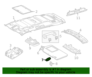 74317-08030-B0 - Sun-Visor Cover 2021-2024 Toyota | Longo Toyota Parts