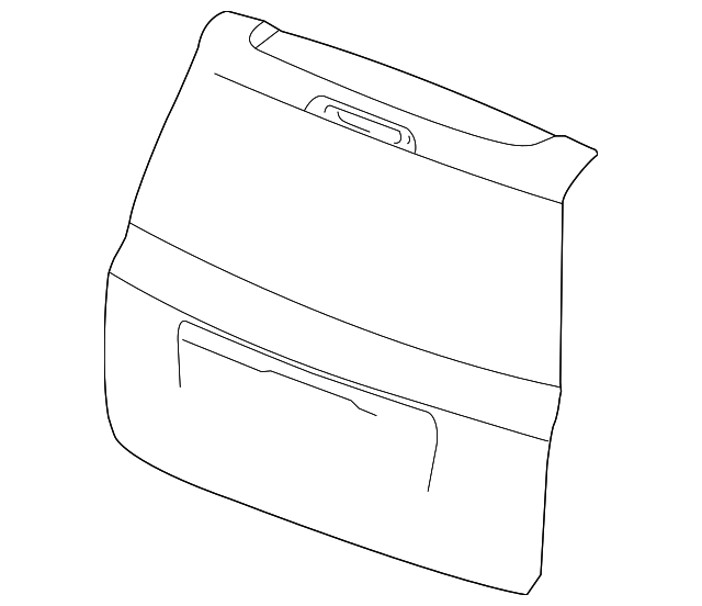 2007-2017 Jeep Patriot Lift Gate 68279277aa | TascaParts.com