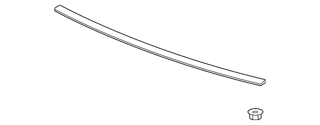 2020-2023 Chevrolet Front Bumper Fascia Upper Molding 84319818 GM ...