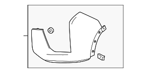 2020-2023 Chevrolet Front Driver Side Bumper Outer Filler 84678867 GM ...