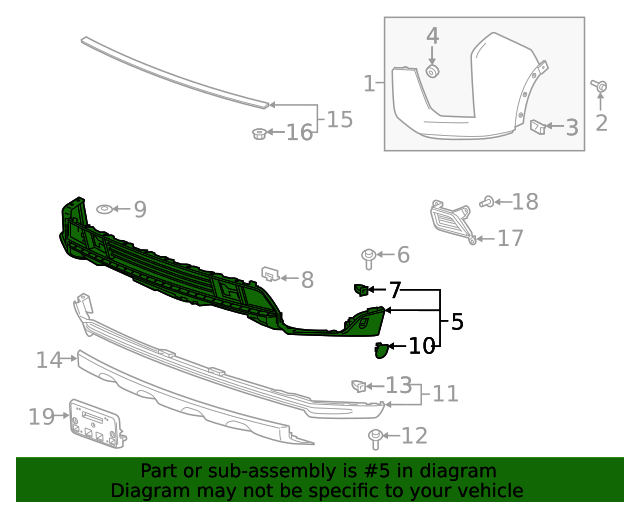 84603333 - Front Lower Bumper Cover 2020-2023 Chevrolet | Chevrolet ...