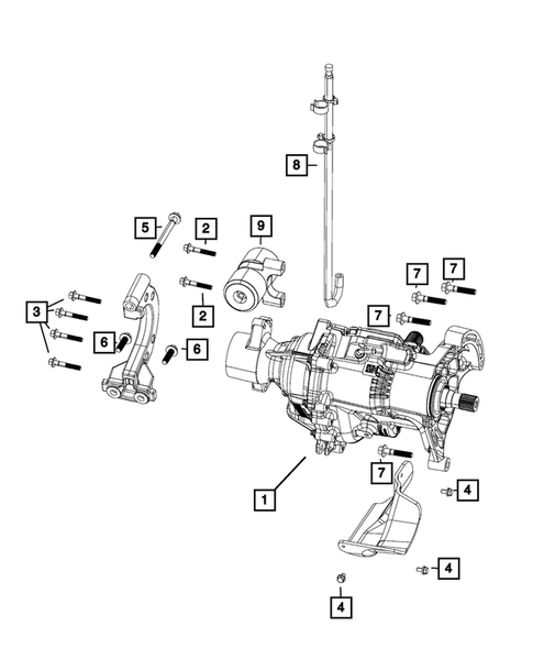 Transfer Case Assembly for 2014 Jeep Cherokee | Mopar eStore