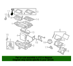 2004-2016 GM Heating and Air Conditioning Temperature Valve Actuator ...