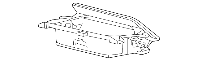 2014-2019 Chevrolet Corvette Black Front Floor Console Cup Holder ...