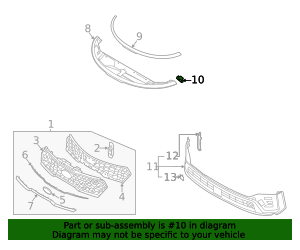 2021-2024 Kia Sorento | Radiator Support Access Cover Bracket | 86526 ...
