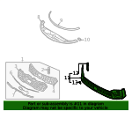 86530-P2020 - Lower Grille 2021-2024 Kia Sorento | Kia.Parts Store