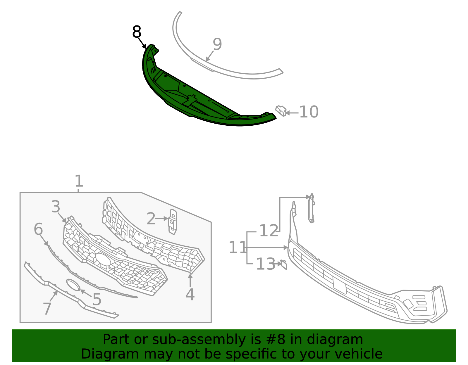 86391-P2000 - Top Panel 2021-2024 Kia Sorento | Kia.Parts Store