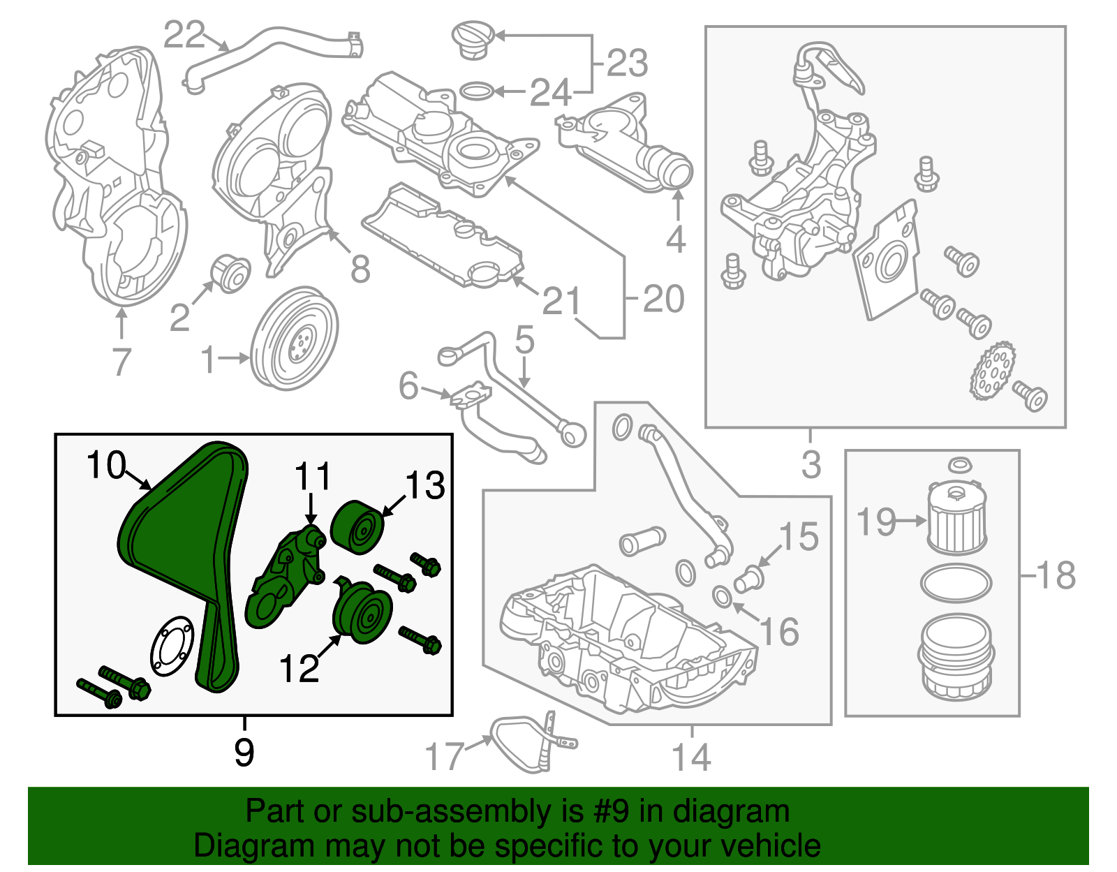 2015-2025 Volvo Engine Timing Set 32213096 | OEM Parts Online