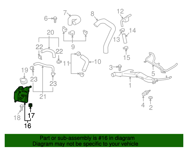 21132AA121 - Tank - 2008-2014 Subaru | Subaru Parts Guys