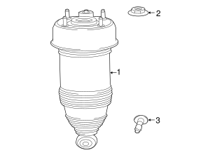 2010-2019 Jaguar XJ Air Spring C2D18898 | OEM Vehicle Parts