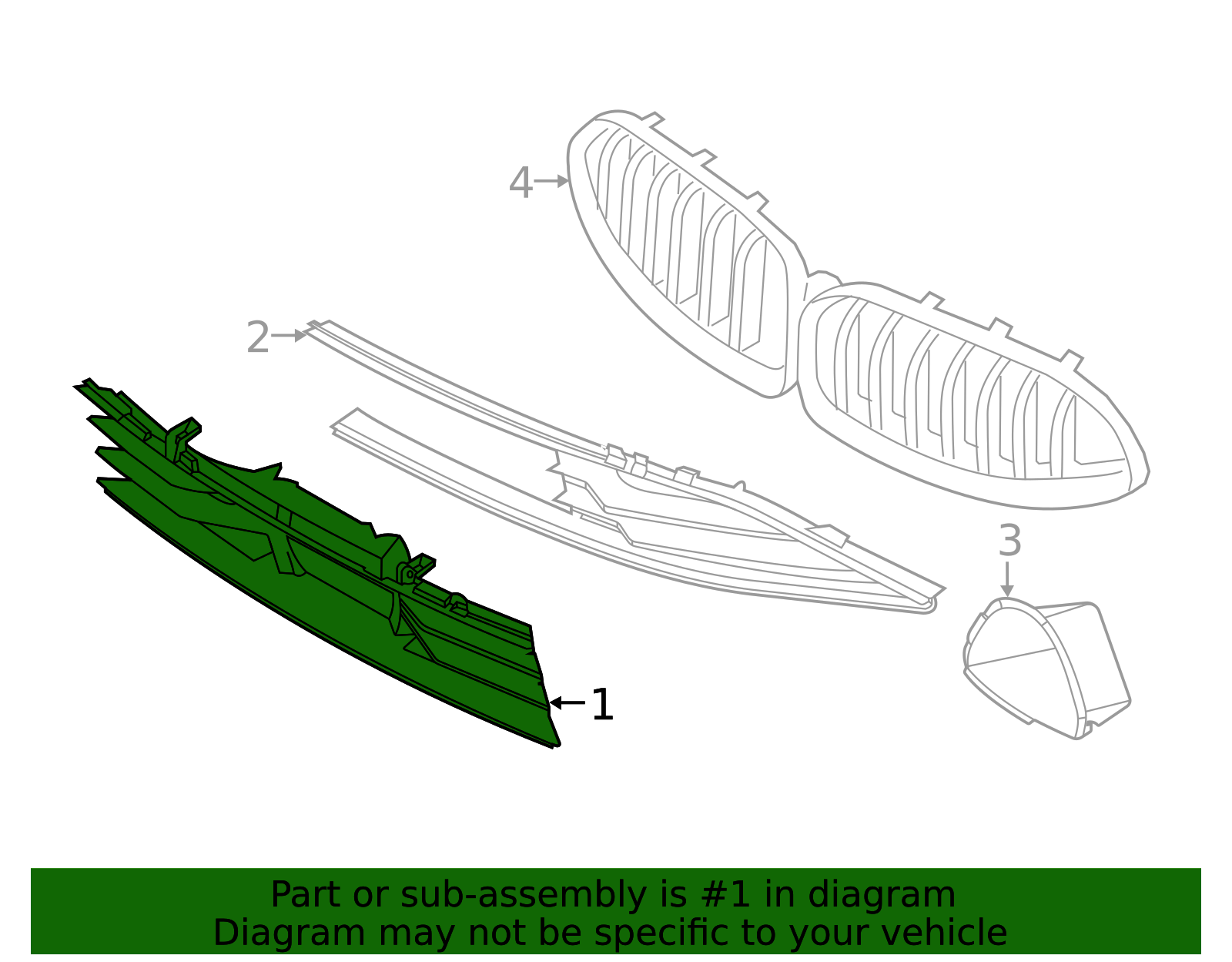 51-11-7-420-985 - 2020-2024 BMW - Lower Grille | BMWPartsHub
