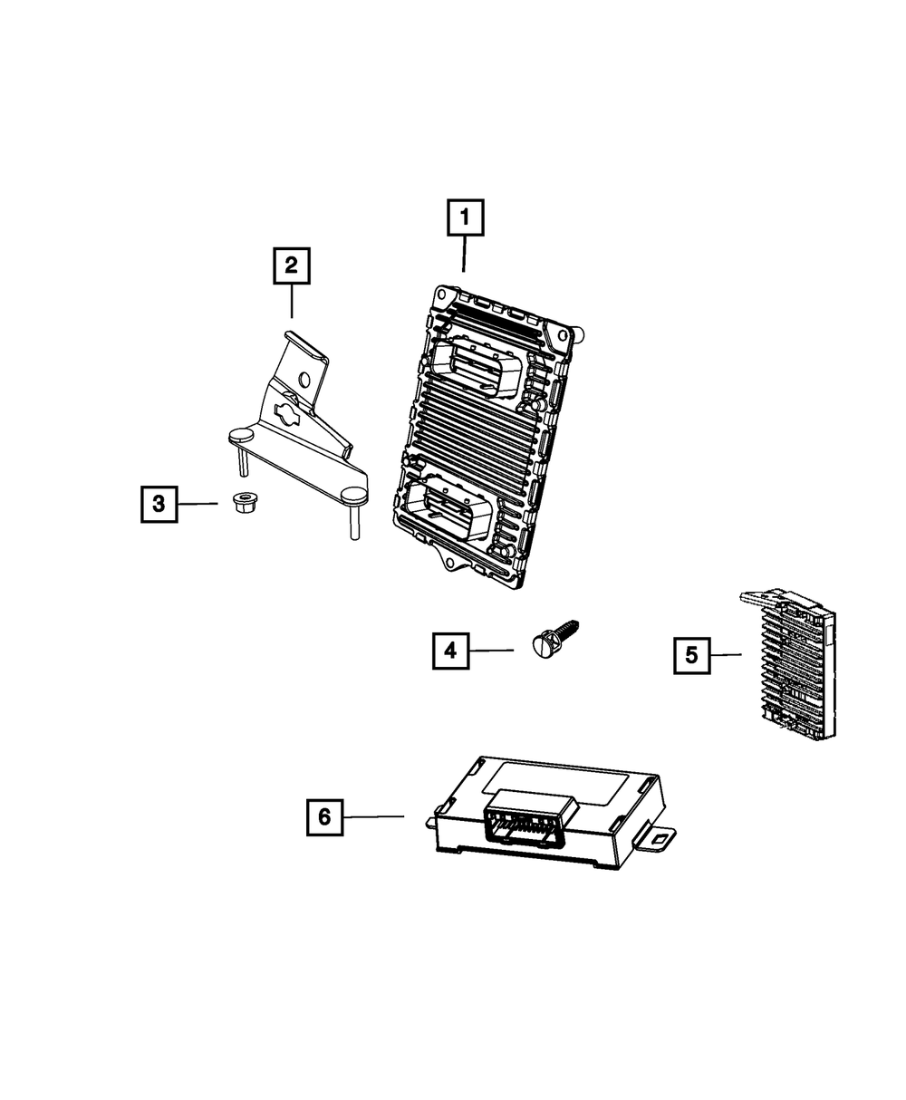 2014 Mopar Powertrain Control Module 5150787AC | My Mopar Parts