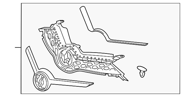 2016-2018 Toyota Grille 53100-12491 | OEM Parts Online