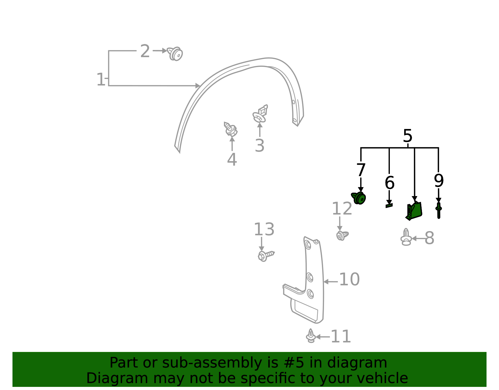 75601-0E090-B1 - 2020-2024 Toyota Highlander - Molding | Nucar Toyota Parts