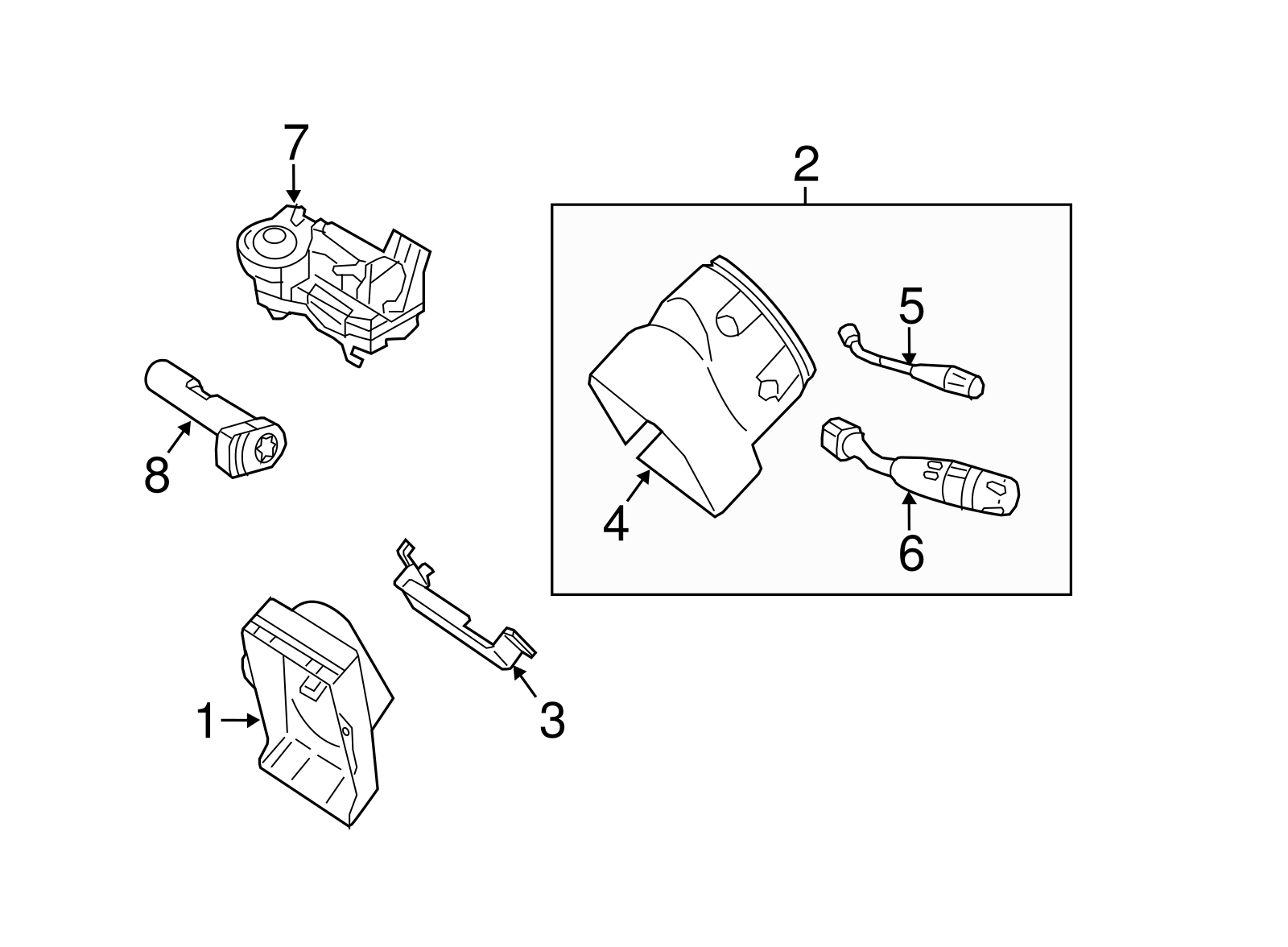 2010-2022 Mercedes-Benz Multi-Function Switch 906-545-03-10 | Mercedes ...