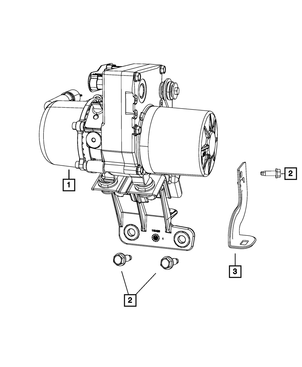 2014-2015 Mopar Power Steering Pump 5154663AC | Mopar eStore
