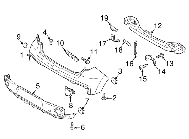 2017-2019 Kia Soul OEM NEW 17-19 Kia Soul Base Exclaim Hatchback Cover ...