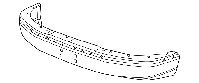 2003-2025 GM Front Bumper Impact Bar 22872781 GM | GMPartsDirect.com