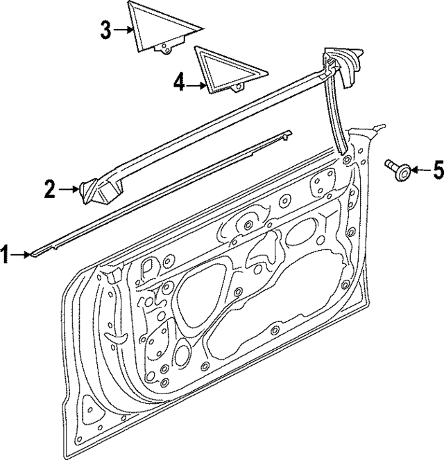 2024 Audi RS7 Sportback Belt Molding 4K8-837-475-C-MI7 | TascaParts.com