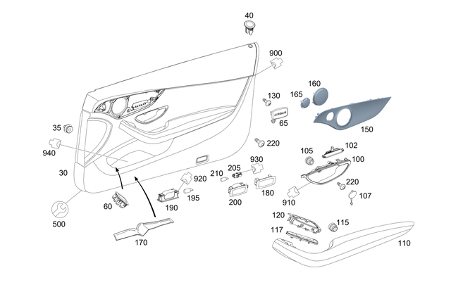 000-825-84-10 - Light Guide 1995-2023 Mercedes-Benz | Mercedes-Benz USA ...