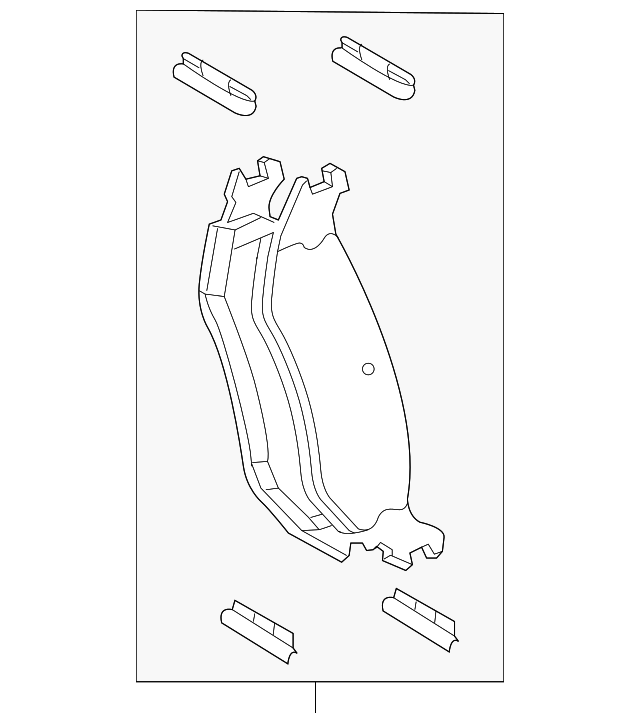 68412365AC - Disc Brake Caliper Adapter - 2019 2020 Ram 1500 | Mopar ...