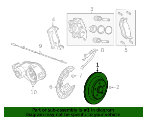 68273464AA - Brake Rotor - 2018-2020 Jeep Wrangler | Mopar Parts Canada